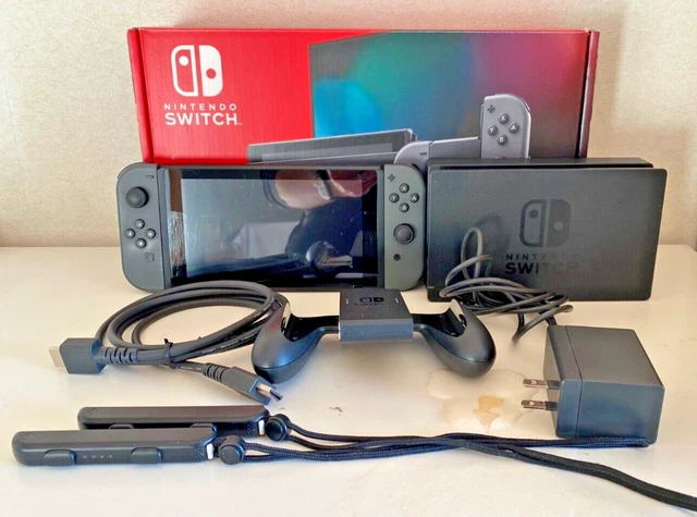 CONSOLE NINTENDO SWITCH Joy Con + station d'accueil + chargeur + HDMI ...