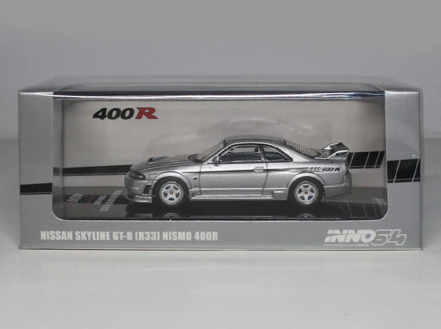 INNO 1/64 NISSAN Skyline Gt-R R33 Nismo 400R Sonic Silver £99.69 ...