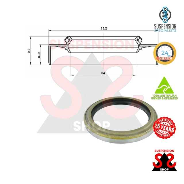SEAL RING, WHEEL Hub Suit TOYOTA HiAce 2.2 (YH56, YH66, YH53, YH63 ...