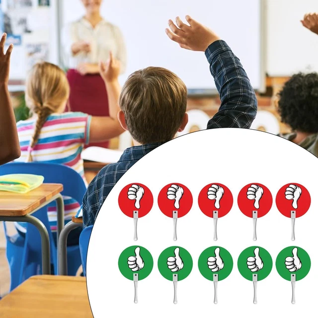 10X TRUE FALSE Paddles Answer Board Yes No Paddles for Game Classroom ...