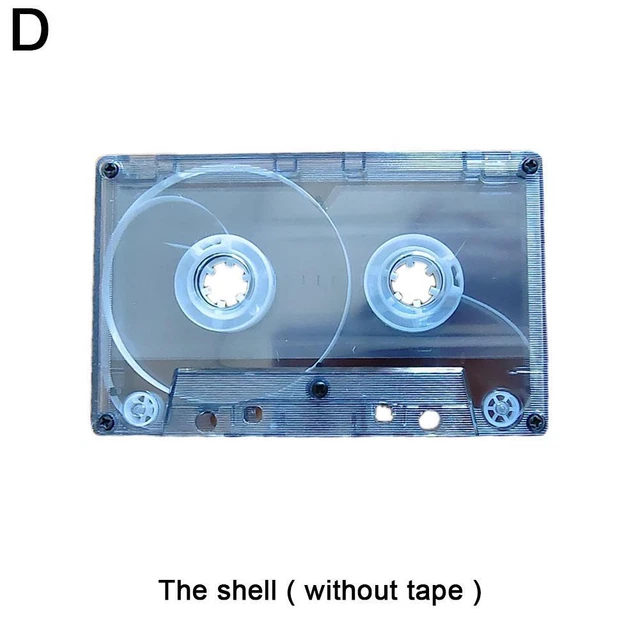 TRANSPARENT GRAY COLOR Transparent Cassettes Tape Shell Blank Tape ...
