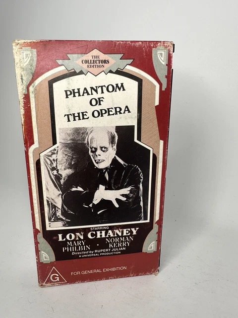PHANTOM OF THE Opera Collectors Edition VHS Video Tape $19.00 - PicClick AU