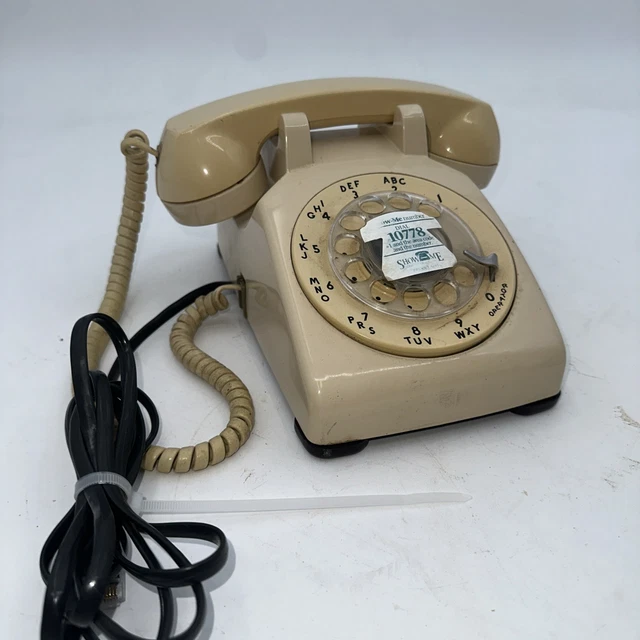 VINTAGE BEIGE WESTERN Electric Bell System Rotary Telephone 1983 £23.17 ...