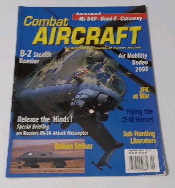 COMBAT AIRCRAFT JOURNAL of Military Aviation Vol 2 No. 11 Sep 2000 £4. ...