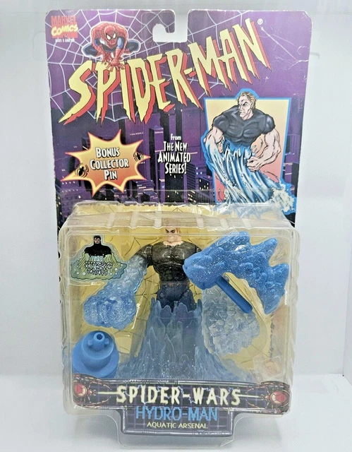 SPIDER-MAN ANIMATED SERIES, Aquatic Arsenal Hydro-Man Marvel Toy Biz ...