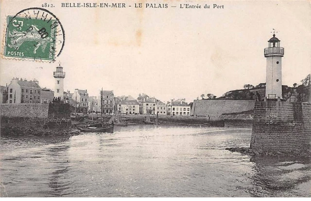 56 - BELLE Ile en Mer - SAN20694 - Le Palais - L'Entrée du Port EUR 14 ...
