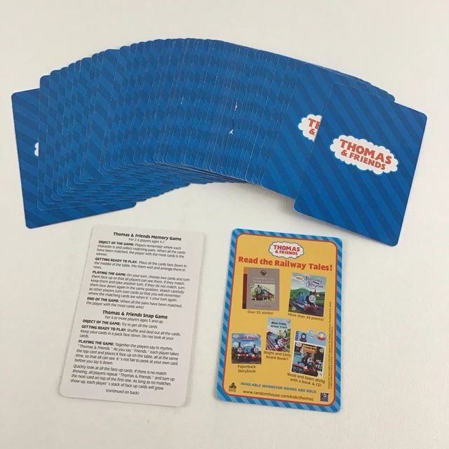 THOMAS THE TANK Engine Train & Friends Memory Matching Card Game ...