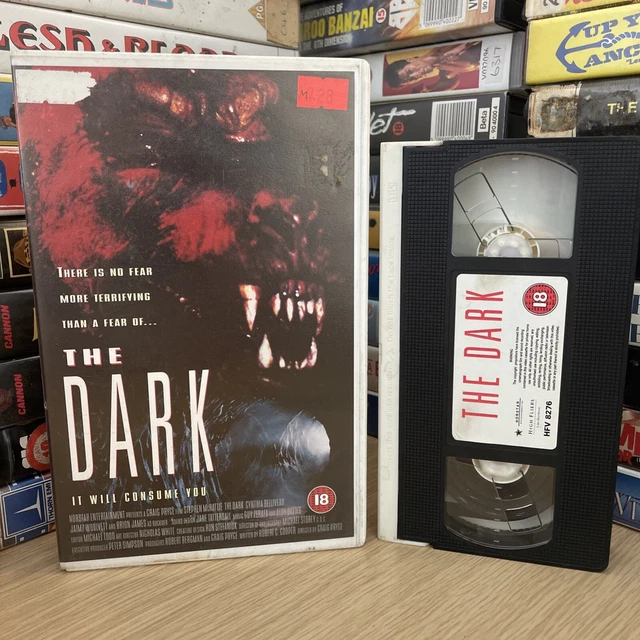 THE DARK - Big Box Ex-rental VHS - Brion James - 90s Horror Sci-Fi ...