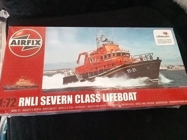 AIRFIX - RNLI Severn Class Lifeboat Plastic Model Kit - A07280 - 1:72 ...