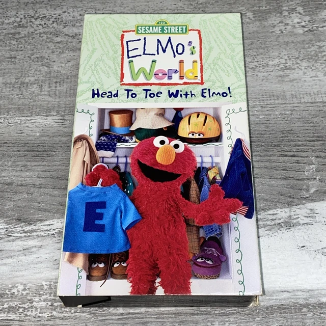 ELMOS WORLD - Head to Toe With Elmo (VHS, 2003) £7.59 - PicClick UK