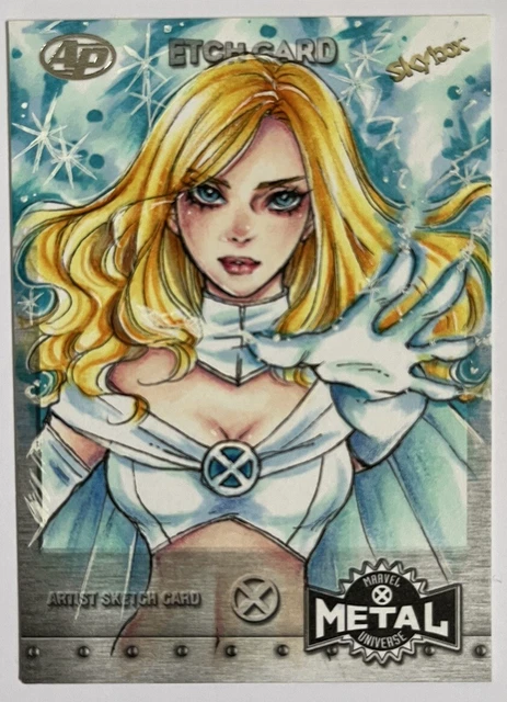 CARTE CROQUIS MARVEL Metal X-Men 2020 par Sanna U Emma Frost EUR 838,92 ...