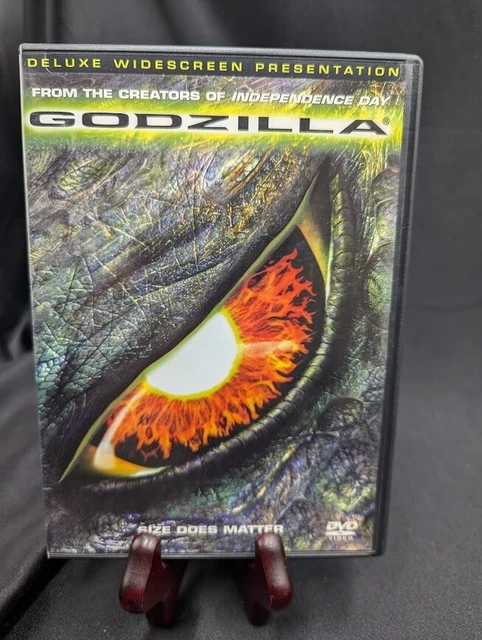GODZILLA 1998 DVD Deluxe Widescreen Presentation Matthew Broderick $5. ...