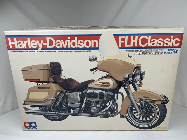 TAMIYA HARLEY- DAVIDSON FLH Classic Big 1/6 Scale Model Kit NEVER USED ...