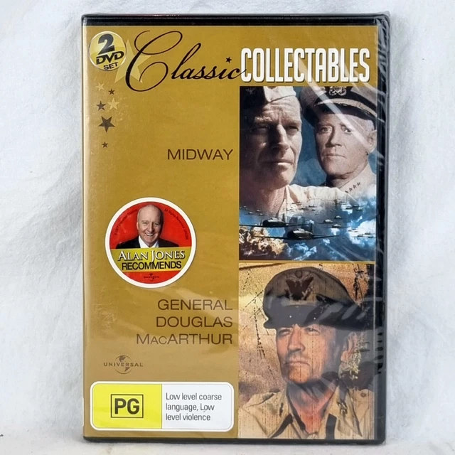 MIDWAY + GENERAL Douglas MacArthur 2xDVD NEW Sealed Charlton Heston ...