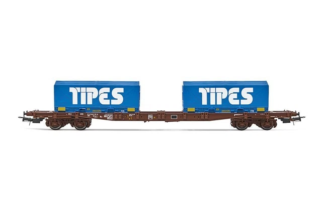 CONTAINER WAGON ROLLING Stock S70 Coil TIPES Freight SNCF 1:87 Scale HO ...