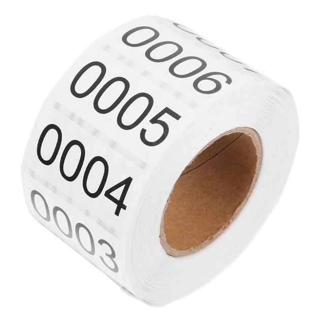 SERIAL NUMBER STICKER Decals Label Classification Adhesive Numbers $15. ...