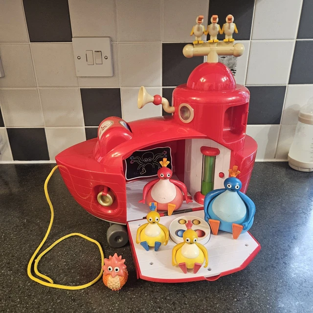 TWIRLYWOOS BIG RED Boat With Figures Working Great Bighoo Toodloo ...