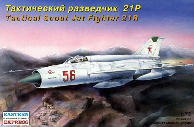 EASTERN EXPRESS TACTICAL Scout Jet Fighter MiG-21R N72103 1/72 senza ...