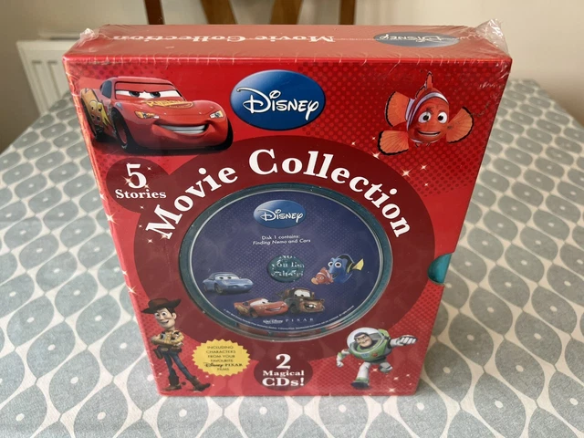 DISNEY PIXAR TOY Story, Cars + Finding Nemo Movie Collection 5 Book Set ...