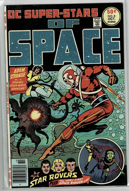 DC SUPER STARS of Space #8 DC Comics 1976 Adam Strange Star Rovers ...