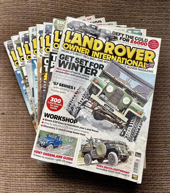 LAND ROVER OWNER International Magazine 2015 Job Lot Bundle £16.99 ...