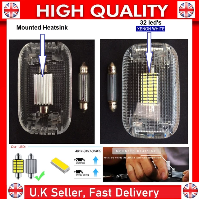 INTERIOR COURTESY VEHICLE light with new brighter LED, fits ford ...