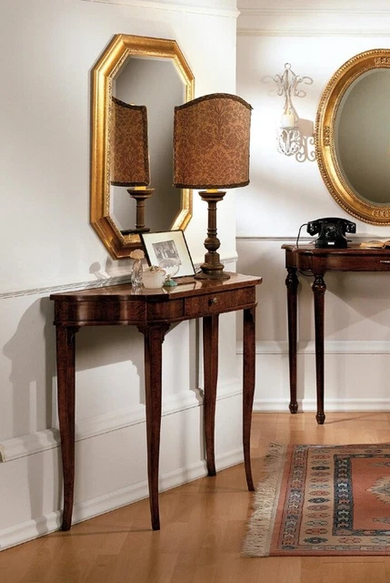 TABLE CONSOLE DESIGN Bois Konsolentische Luxe Tableaux Buffet EUR 1.366 ...