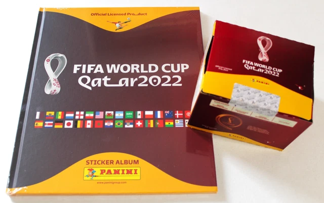 FIFA WORLD CUP QATAR 2022 BOX 104 Packs Panini + HARDCOVER ALBUM Ed ...