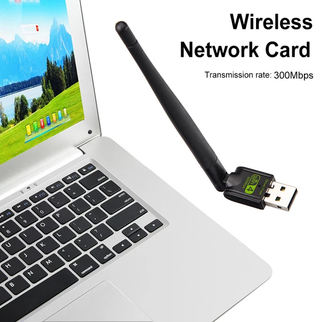 WIFI ADAPTER 300MBPS WiFi Transmitter Receiver RTL8192FM Chip for ...