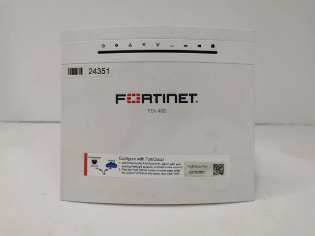 FORTINET FEX-40D-AMEU ROUTER wireless modem cellulare - alimentatore ...