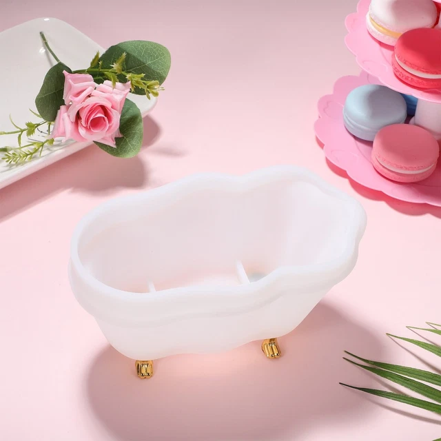 RESIN SMALL CRAFT Silicone Molds Epoxy Casting Crafts Bathtub Moulds ...