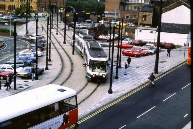 PHOTO 1992 Tram At Manchester Piccadilly Manchester Was The First City ...
