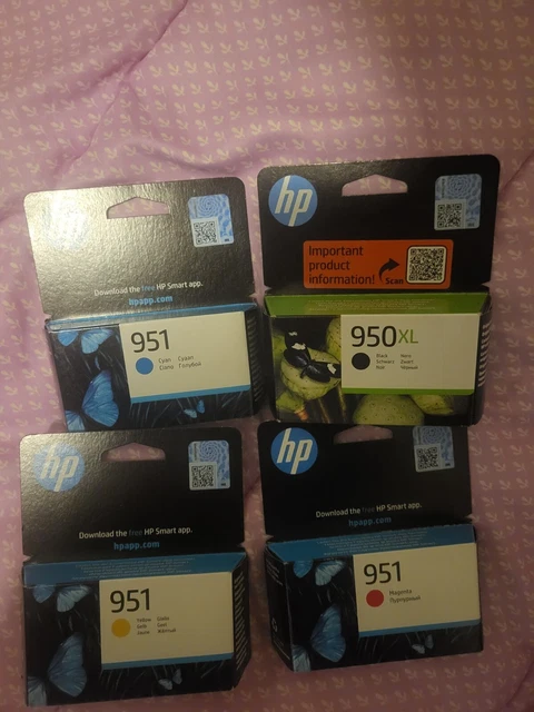 SET COMPLETO CARTUCCE Hp 950Xl Nero E Hp 951 3 Colori...nuovi Ed ...