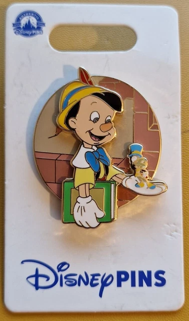 DISNEY PARKS PINOCCHIO and Jimini Cricket Pin £11.95 - PicClick UK