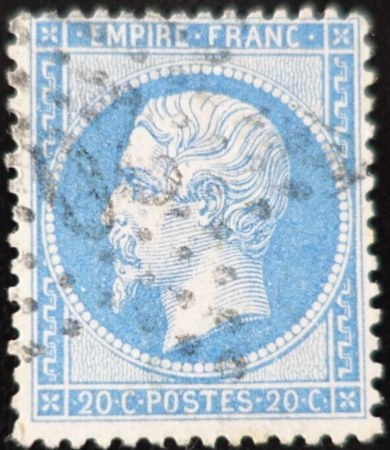 FRANCE TIMBRE NAPOLÉON N°22 BLEU oblitéré ÉTOILE de PARIS N°20 EUR 2,50 - PicClick FR