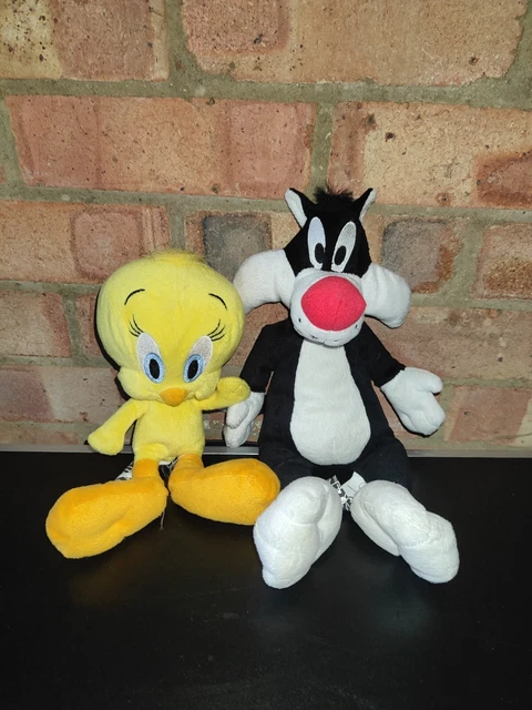 LOONEY TUNES PLUSH Bundle Bugs Bunny Sylvester Tweety Taz Space Jam ...