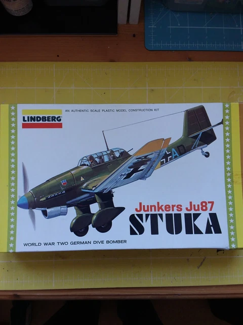 VINTAGE, LINDBERG, 1/48, JU 87 STUKA , MODEL KIT. £8.99 - PicClick UK