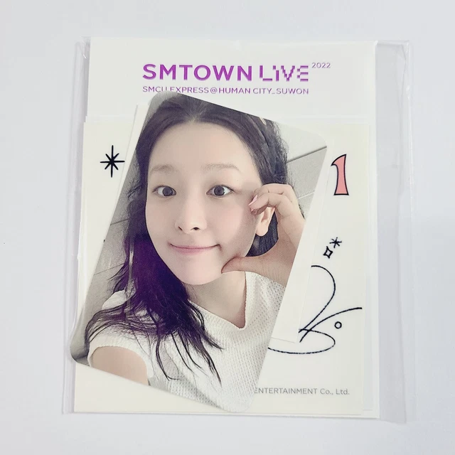 RED VELVET SEULGI Official SMCU AR Tatoo Sticker Photocard Set SM LIVE ...
