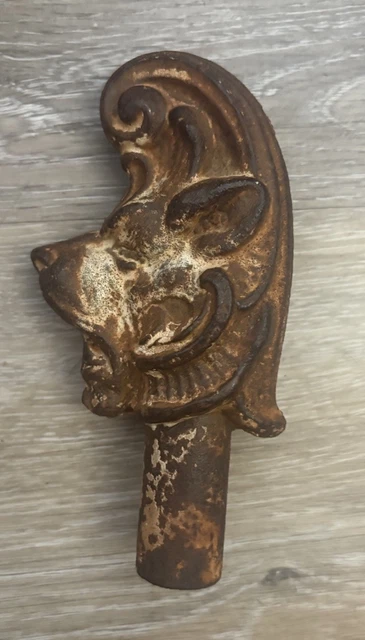 ANTIQUE CAST IRON Dog Finial £40.01 - PicClick UK
