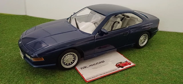 BMW 850I COUPÉ bleu nuit échelle 1/18 de MAISTO voiture miniature de collection EUR 69,98 ...
