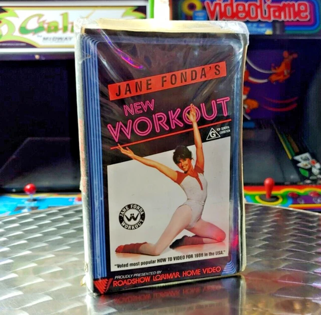 JANE FONDA'S NEW Workout - VHS Video Tape - Clamshell $7.90 - PicClick AU
