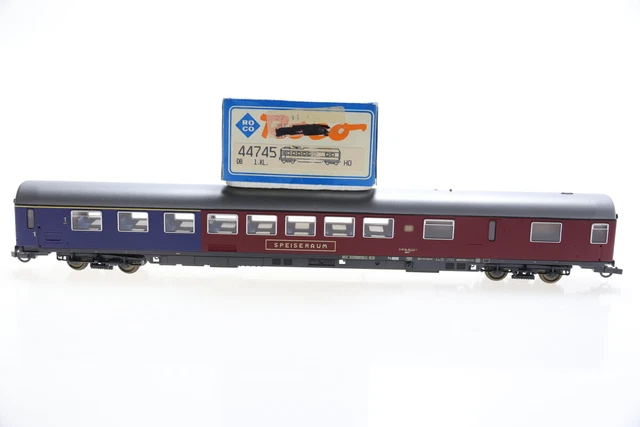 H0 ROCO 44745 DB Halbspeisewagen 1. Kl. Personenwagen rot/blau DC coach ...