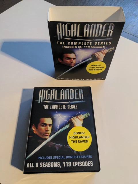 HIGHLANDER - THE Complete Series DVD All 119 Episodes + Highlander ...