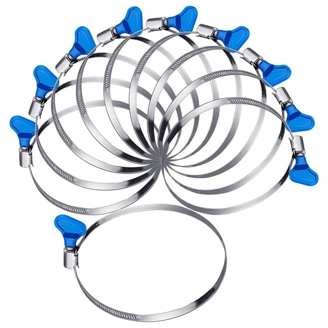 20 PIÈCES COLLIER de Serrage à Clé de 4 Pouces, Clé à Vis à Pouce ...