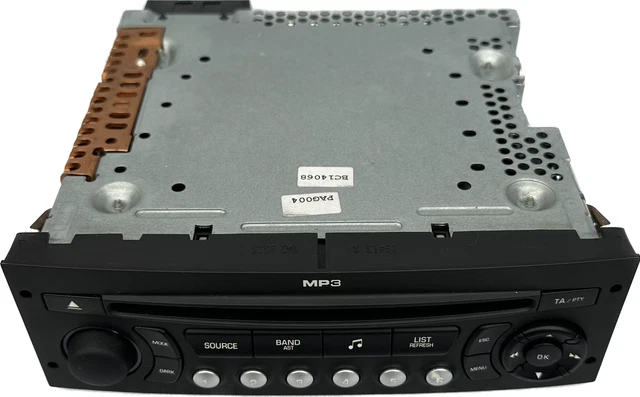 PEUGEOT STEREO 207CC Convertible Radio CD MP3 Player RD4 2006-14 FREE ...