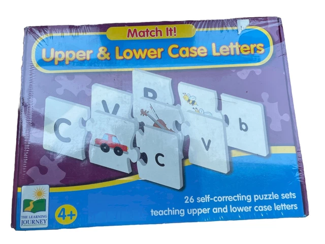 THE LEARNING JOURNEY: Match It! Upper & Lower Case Letters $24.79 ...