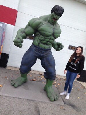 LIFE SIZE MARVEL Incredible Hulk Movie Theater Display 1:1 Statue Prop ...