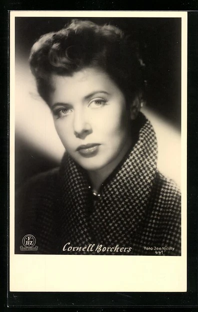 ATTRICE CORNELL BORCHERS con colletto alto, cartolina EUR 5,00 ...