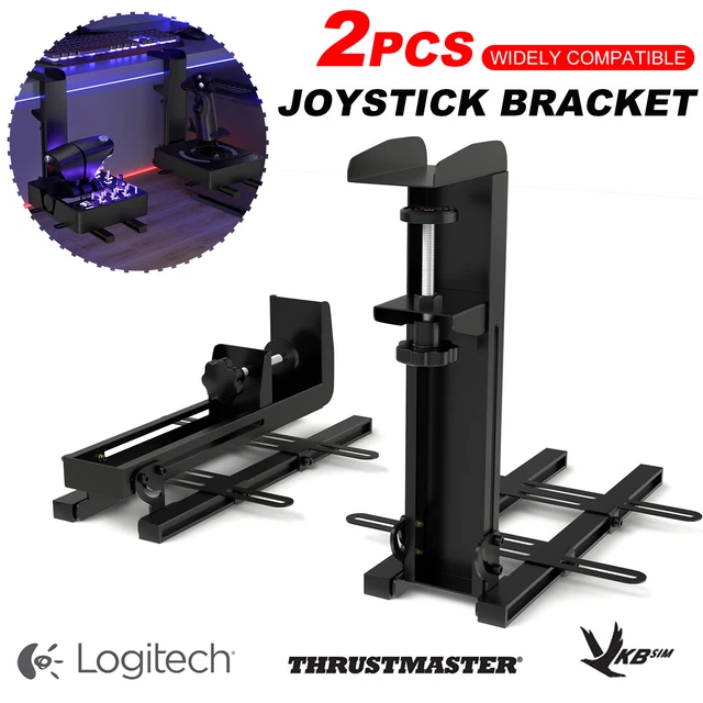 1/2PCS FOLDING JOYSTICK HOTAS Holder For Thrustmaster Warthog T.Flight ...