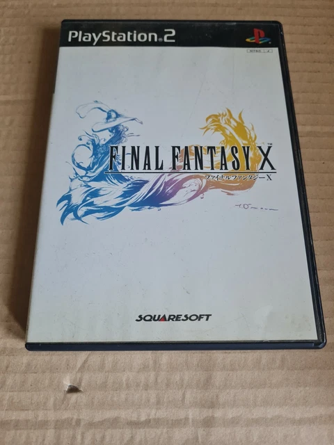 VINTAGE VIDEO GAME PlayStation 2 PS2 Final Fantasy X *Japanese Import* £19.95 - PicClick UK